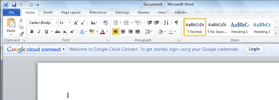 How to use Google Cloud Connect for Microsoft Office